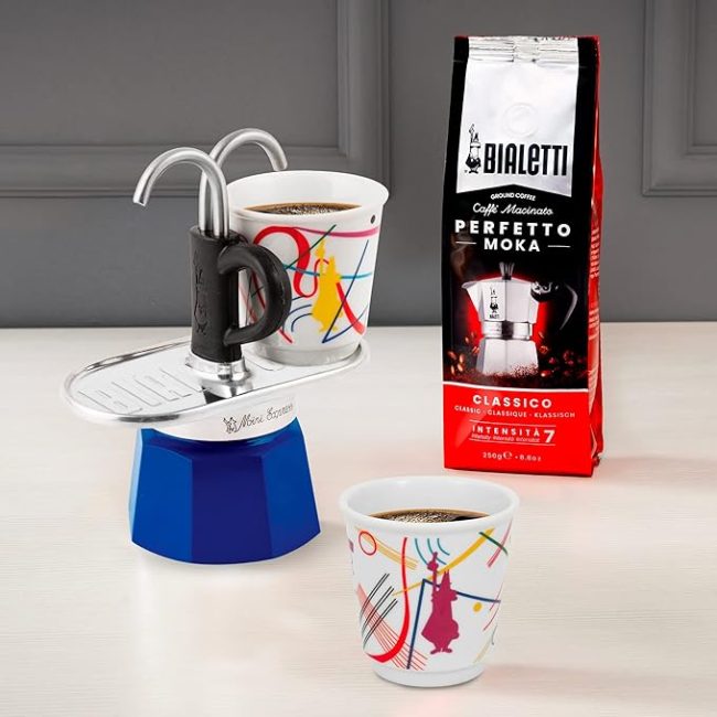 Bialetti Set Mini Express 2 Cup + 2 Cups Kandinsky Edition - Tokar