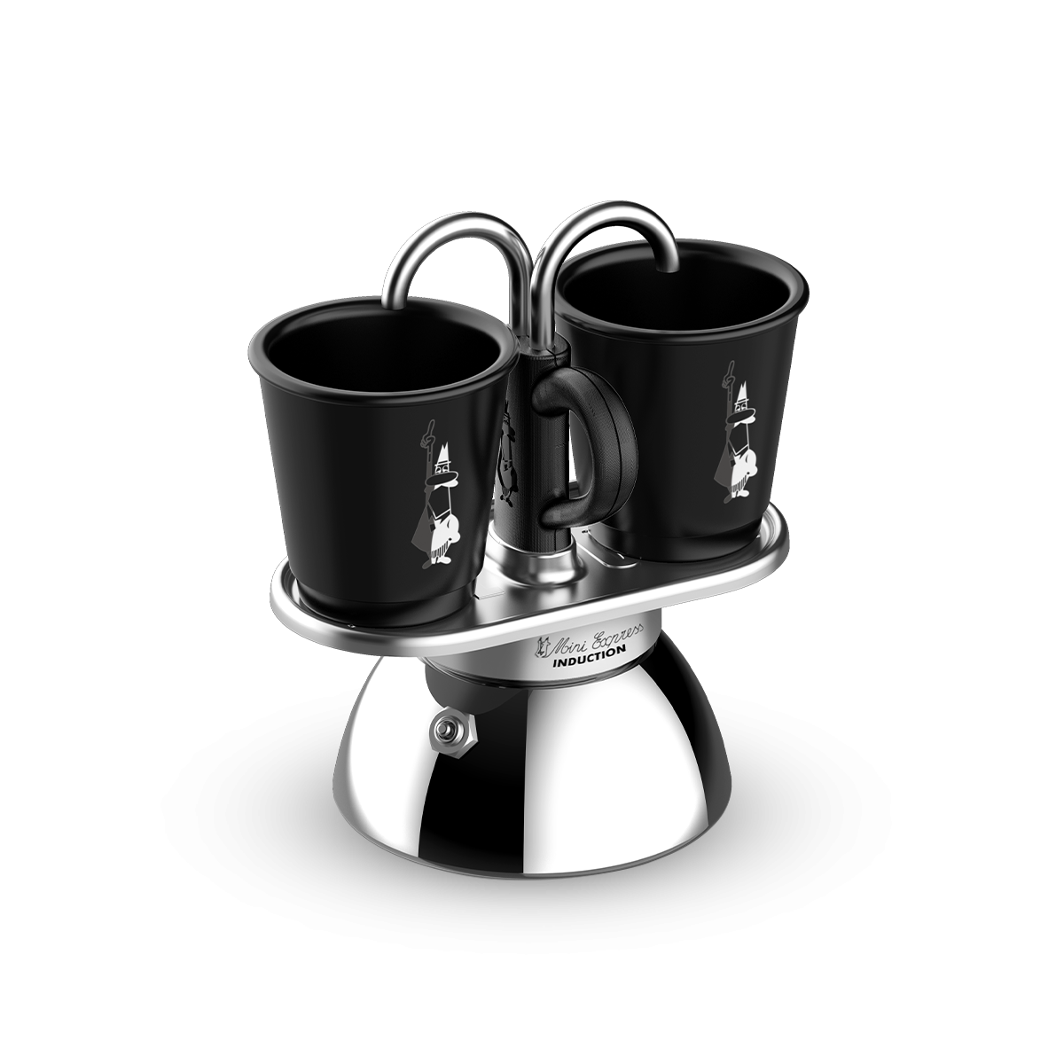 Bialetti Set Induction Mini Express 2 Cup + 2 Cups - Tokar